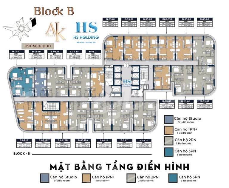 AK TOWER THUẬN AN - BẢNG GIÁ CHỦ ĐẦU TƯ 8/2025